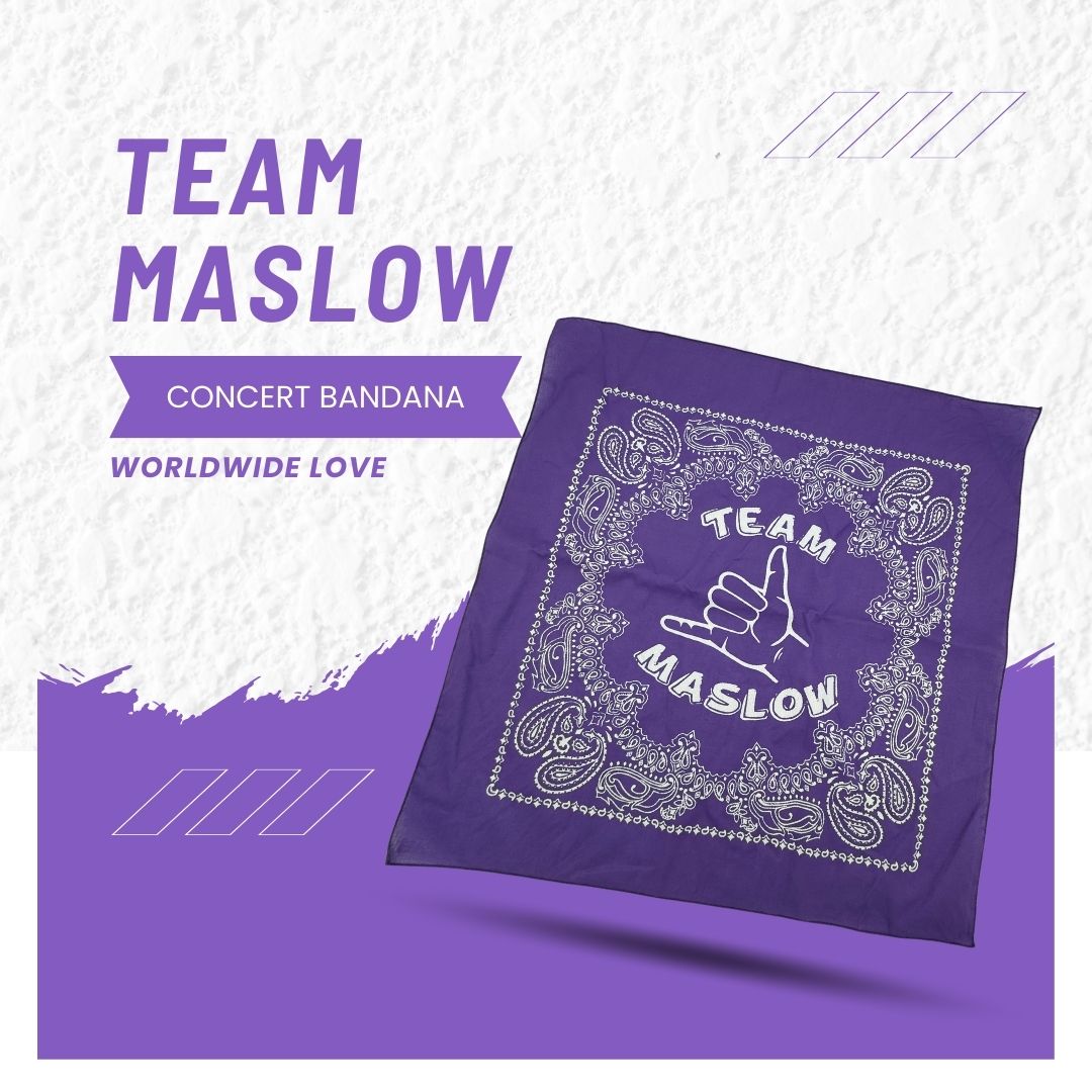 "Bandana Man" Bandana - James Maslow - Team Maslow Purple Concert Band ...
