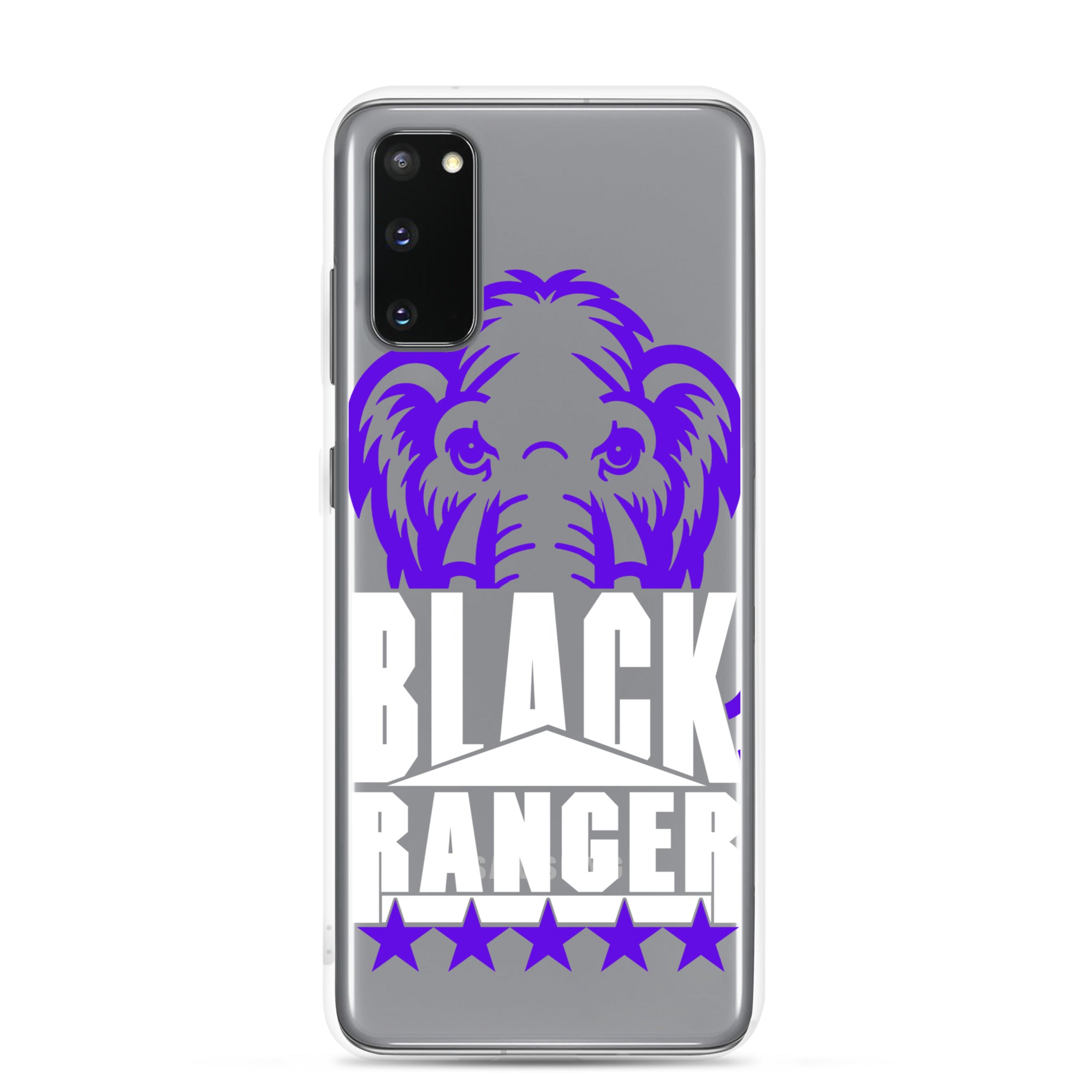 "BLACK RANGER - MASTADON" - EXCLUSIVE CLEAR CASE FOR SAMSUNG® – Fanward ...